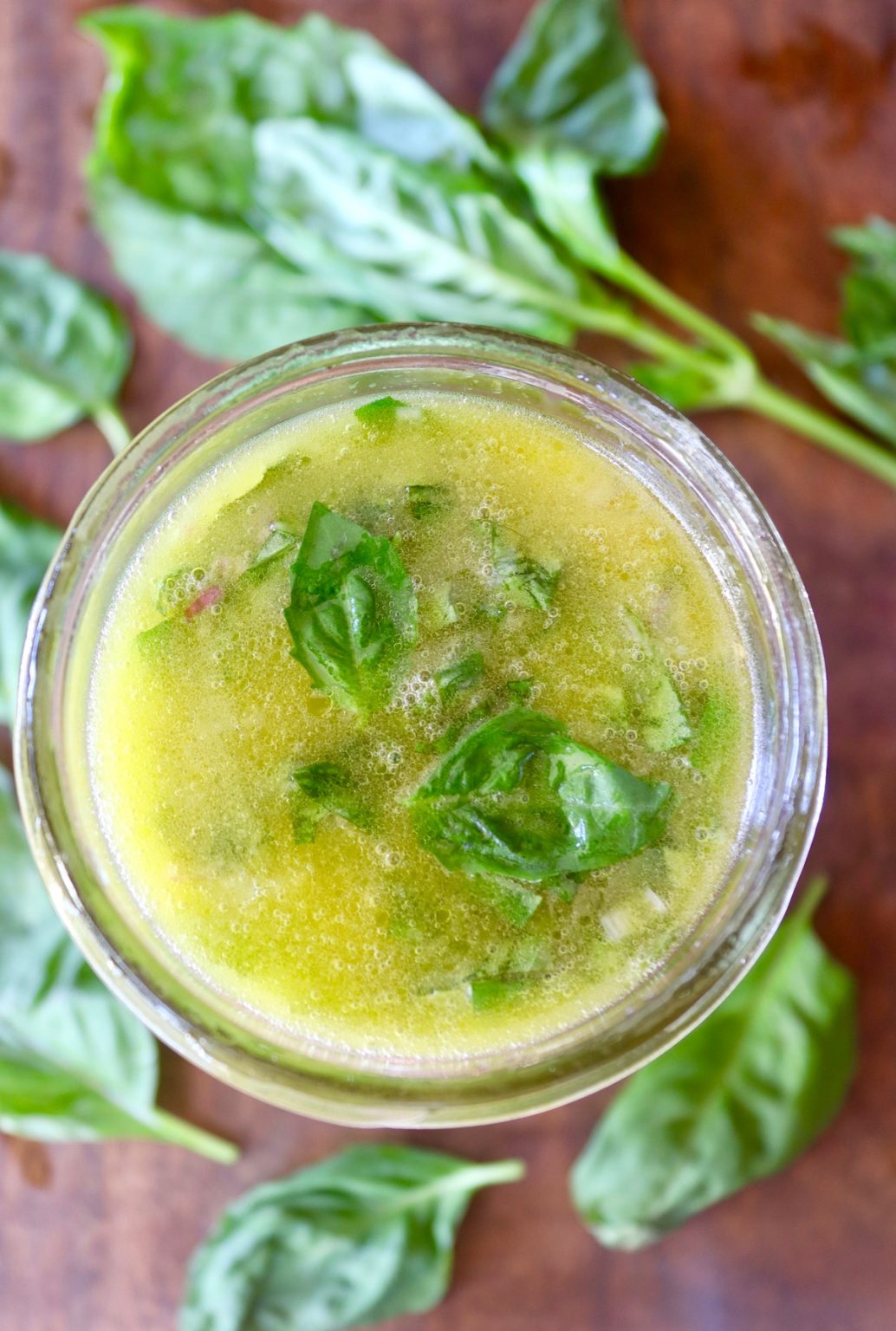 Lemon Basil Vinaigrette | Cooking On The Weekends