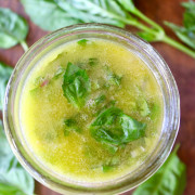 Lemon Basil Vinaigrette | Cooking On The Weekends