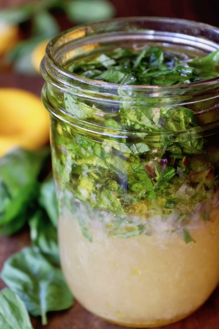 Lemon Basil Vinaigrette | Cooking On The Weekends