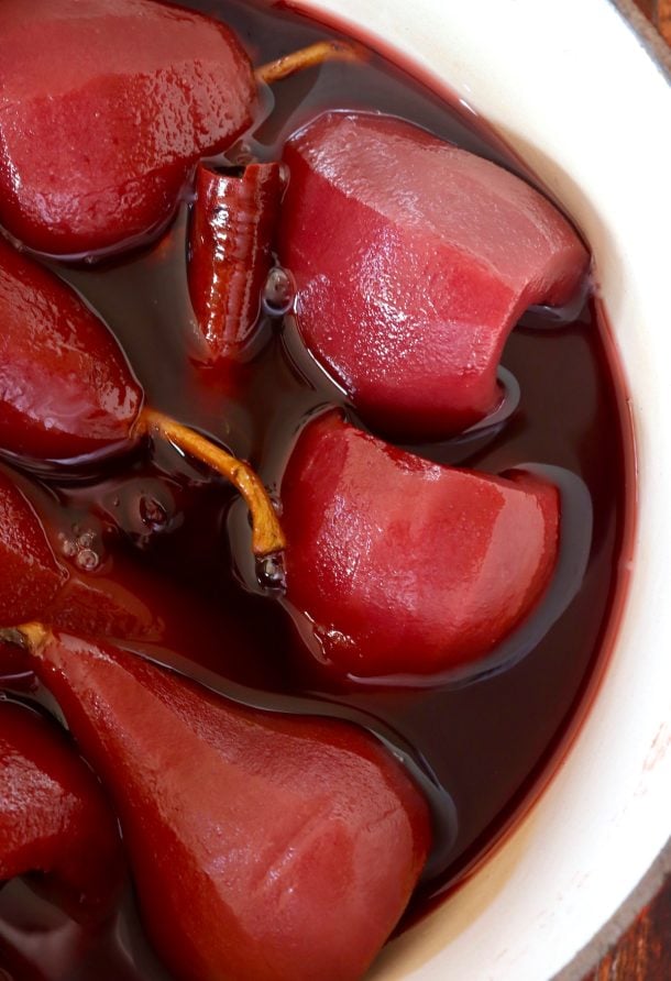 Port Wine Poached Pears | Cooking On The Weekends
