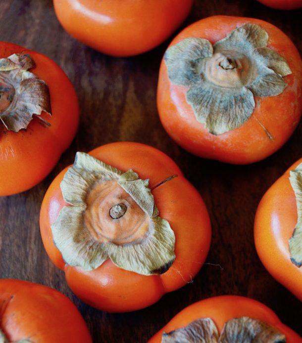 Persimmon Salad with Blue Cheese | Cooking On The Weekends