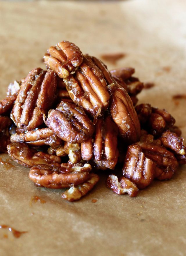 Caramelized Spiced Pecans | Cooking On The Weekend