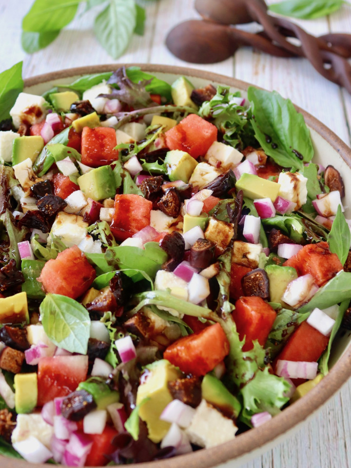 Compressed Watermelon Salad | Cooking On The Weekends