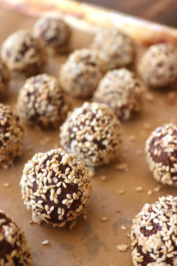 Chocolate Halva Truffles | Cooking On The Weekends