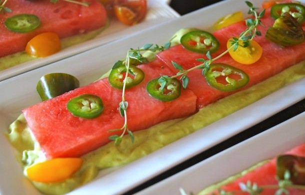 Compressed Watermelon Salad | Cooking On The Weekends