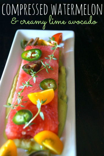 Compressed Watermelon Salad | Cooking On The Weekends