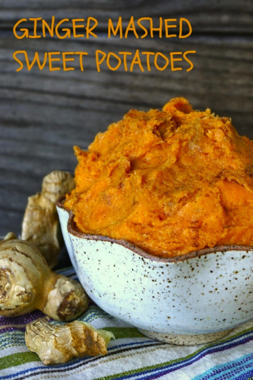 Ginger Mashed Sweet Potatoes | Cooking On The Weekends