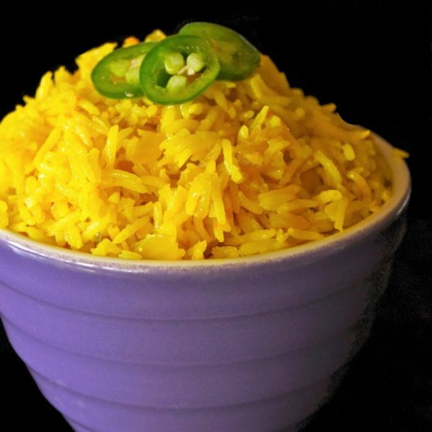 Turmeric Coconut Rice | Cooking On The Weekends