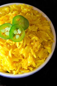Turmeric Coconut Rice | Cooking On The Weekends