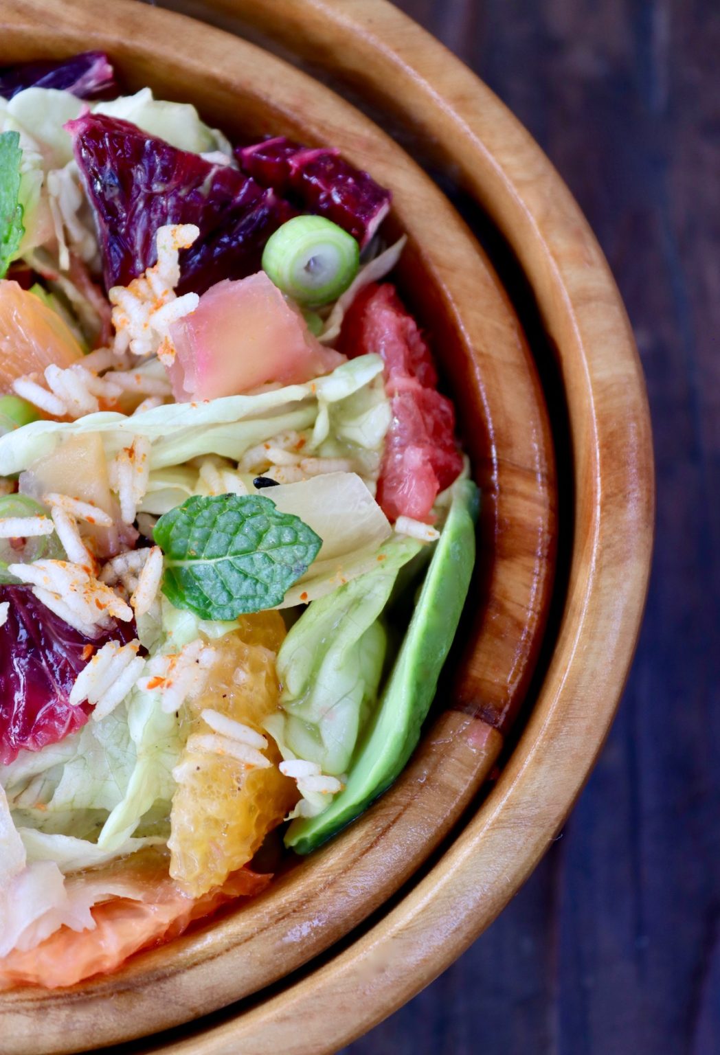 Pickled Ginger Salad with Citrus and Wasabi Dressing | Cooking On The ...