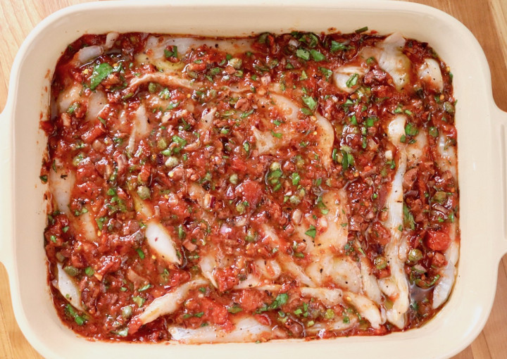 Fish Puttanesca | Cooking On The Weekends