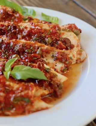 Fish Puttanesca | Cooking On The Weekends