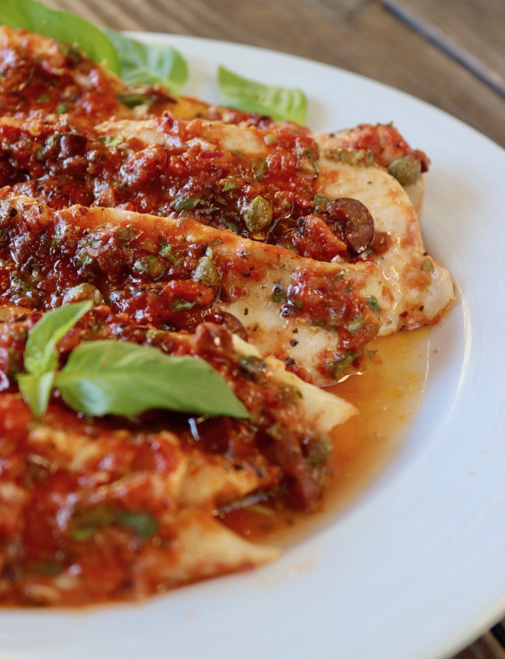 Fish Puttanesca | Cooking On The Weekends