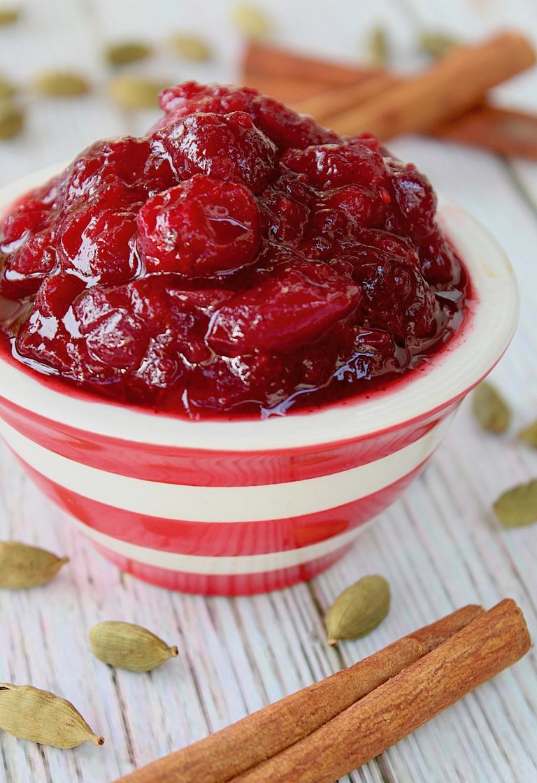 Spiced Cranberry Sauce | Cooking On The Weekends