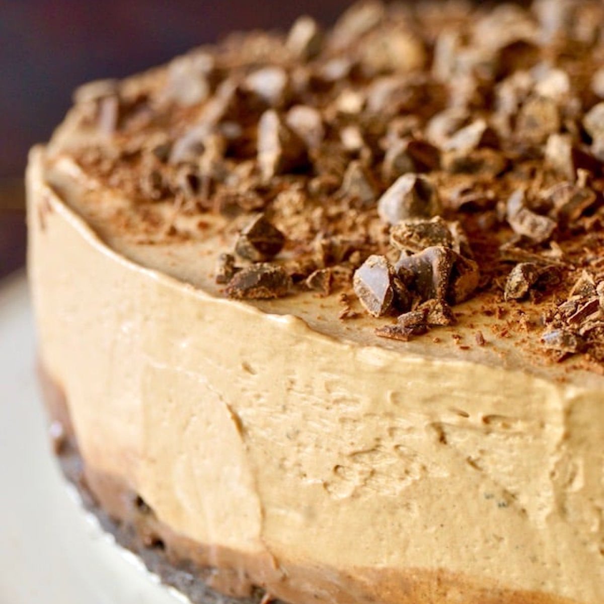 Espresso Cheesecake with Ganache | Cooking On The Weekends