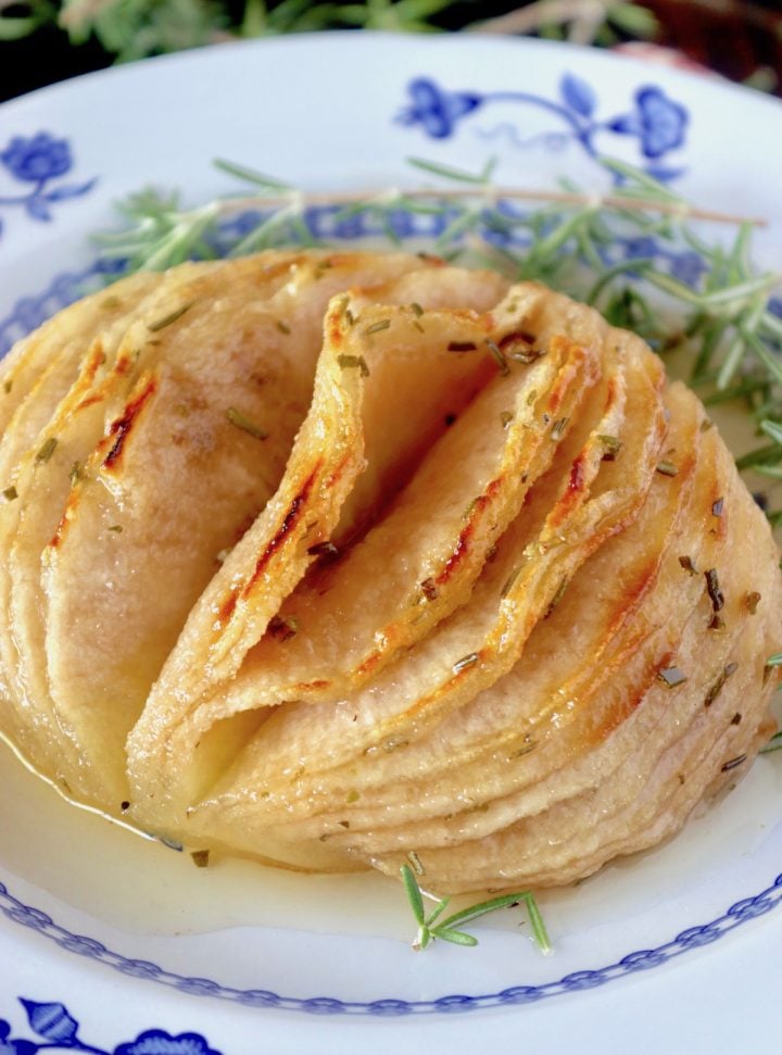 Asian Pears in Rosemary Syrup | Cooking On The Weekends