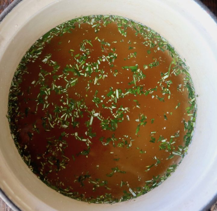 Asian Pears in Rosemary Syrup | Cooking On The Weekends