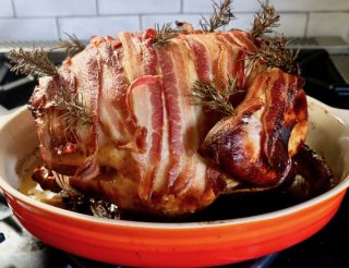 Bacon Wrapped Turkey | Cooking On The Weekends