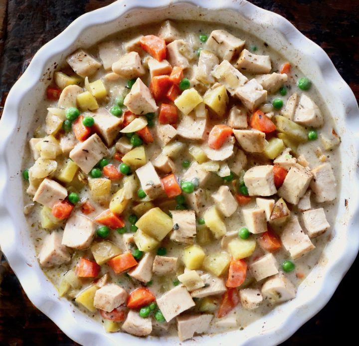 Crustless Chicken Pot Pie | Cooking On The Weekends