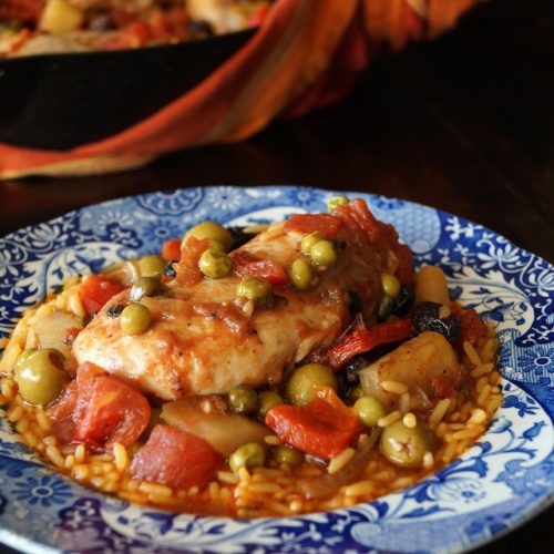 Cuban Chicken Stew with Alcaparrado | Cooking On The Weekends