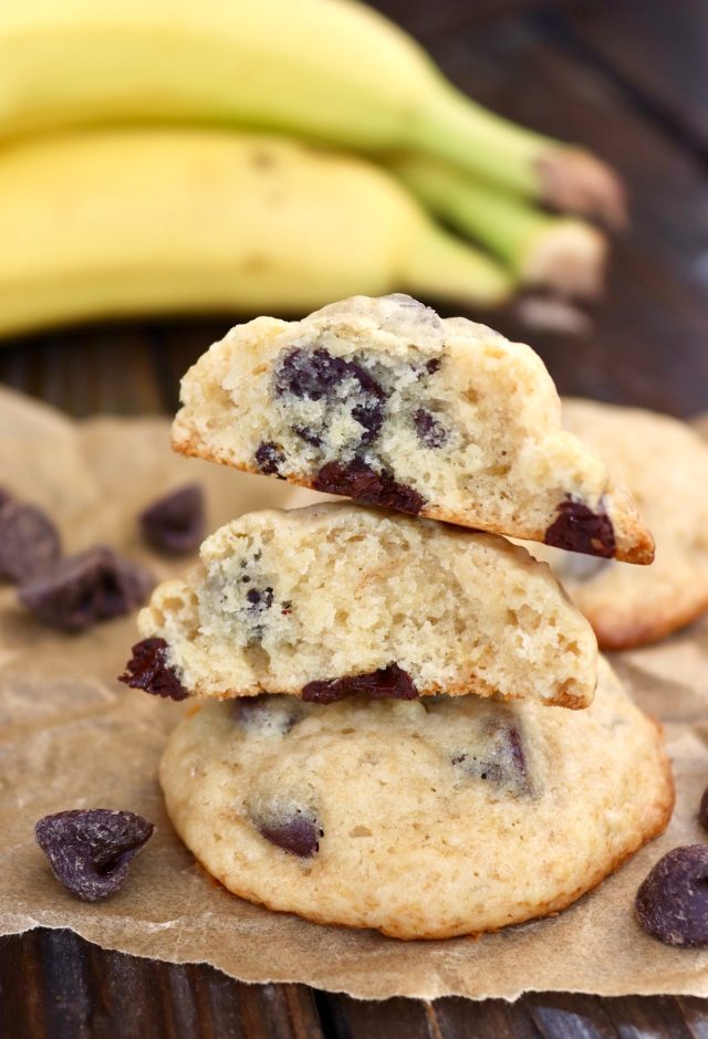 Banana Chocolate Chip Cookies | Cooking On The Weekends