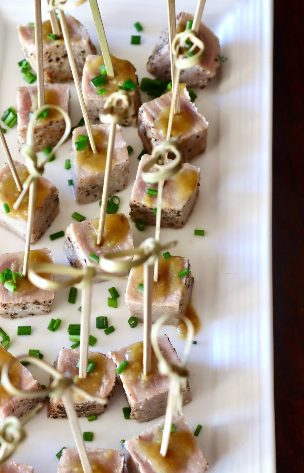 Ahi Tuna Appetizer | Cooking On The Weekends
