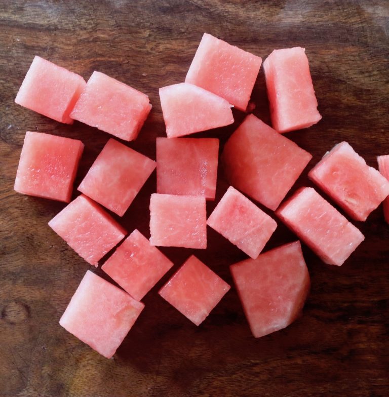 Compressed Watermelon Salad | Cooking On The Weekends