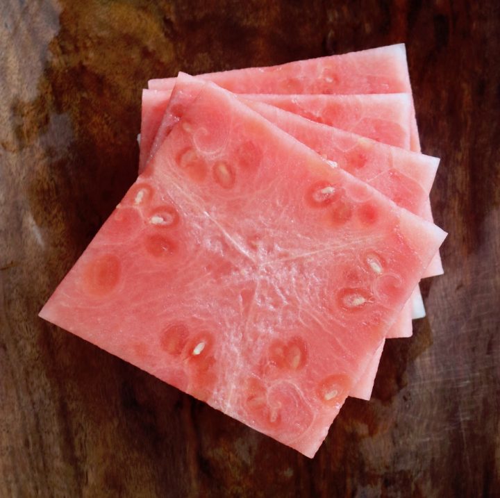 Compressed Watermelon Salad | Cooking On The Weekends