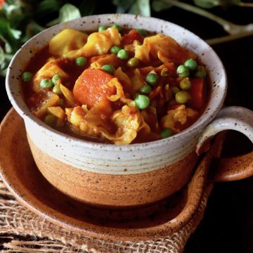 Best Vegetarian Cabbage Stew | Cooking On The Weekends
