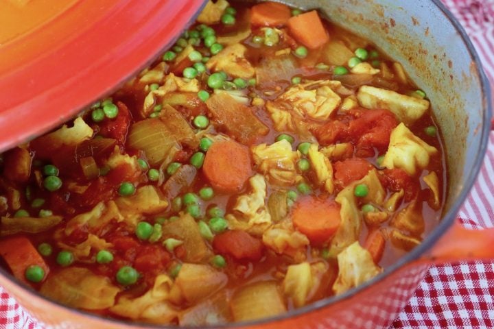 Best Vegetarian Cabbage Stew | Cooking On The Weekends