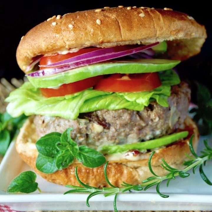 Mediterranean Burgers | Cooking On The Recipes