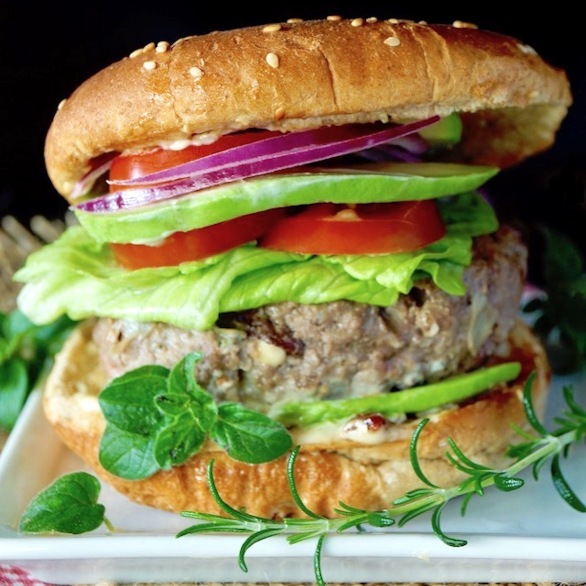 Mediterranean Burgers | Cooking On The Recipes