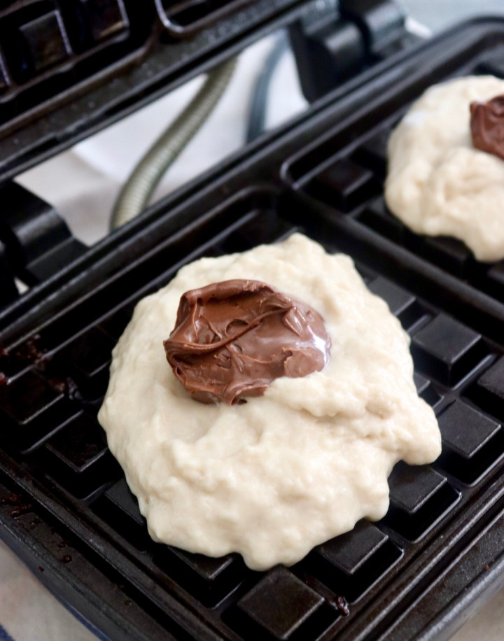 Nutella Waffles | Cooking On The Weekends