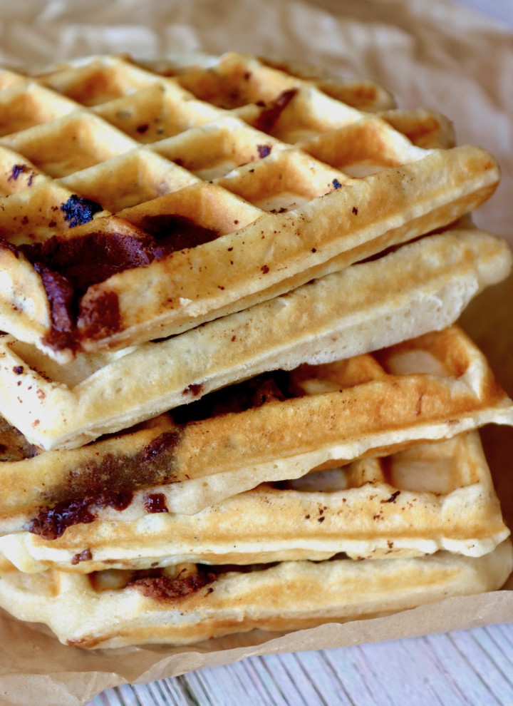 Nutella Waffles | Cooking On The Weekends