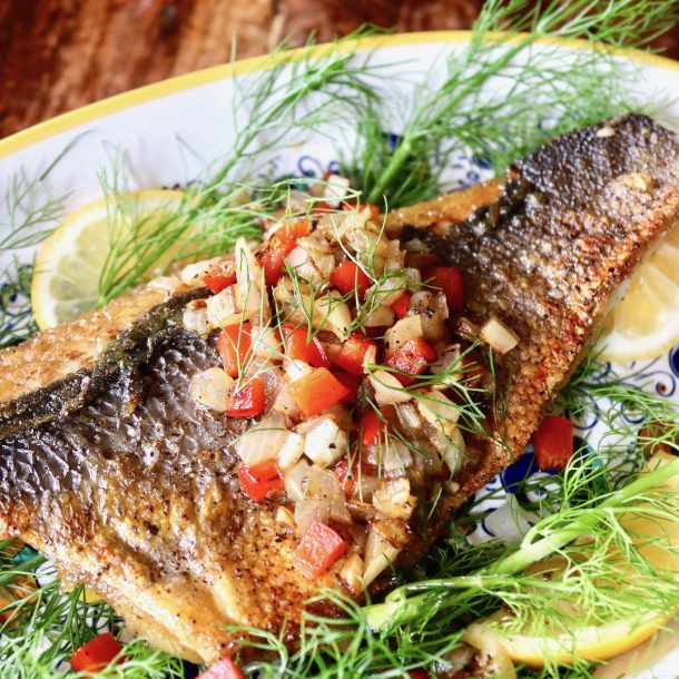 Pan Seared Sea Bass | Cooking On The Weekends