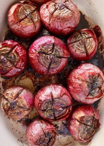 Roasted Red Onions | Cooking On The Weekends