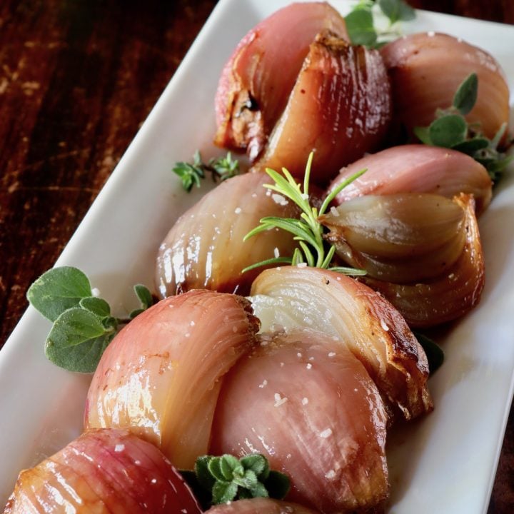 Roasted Red Onions | Cooking On The Weekends