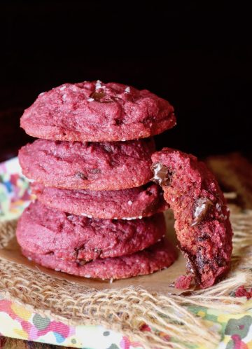 Chocolate Chip Beet Cookies | Cooking On The Weekends