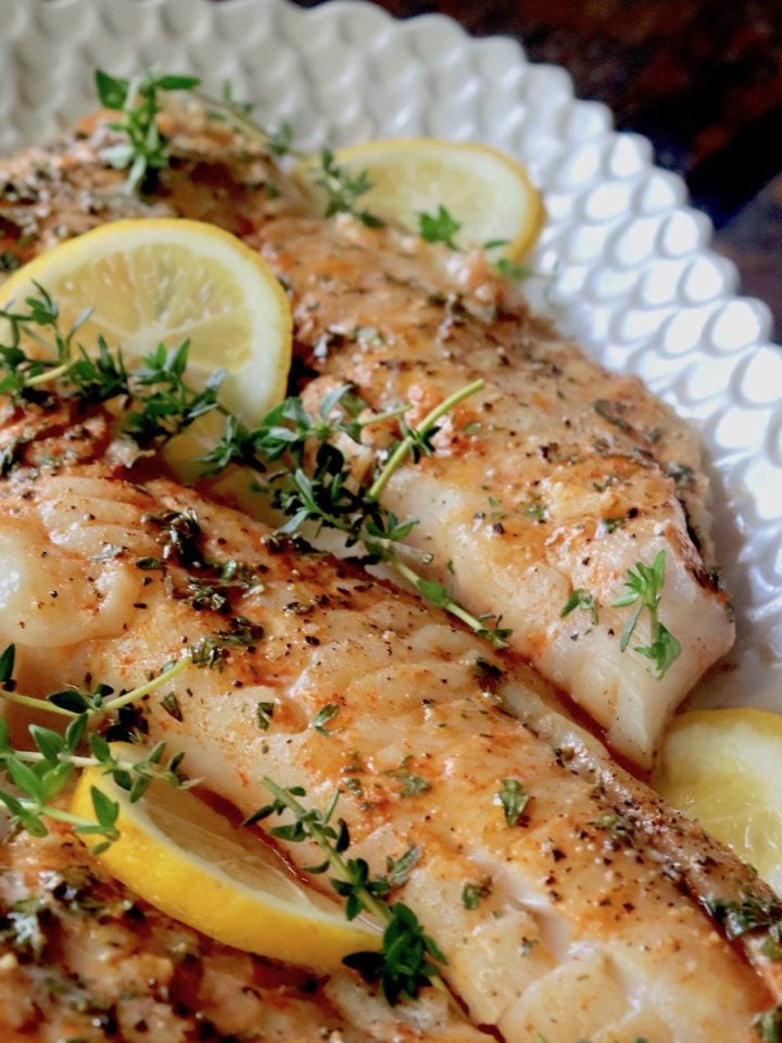 Rockfish Recipe (Baked with Lemon) | Cooking On The Weekends
